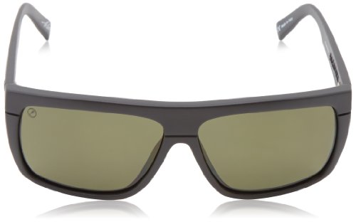 Electric womens Black Top Sunglasses, Matte Black - Ohm Polarized Grey, 164 mm US