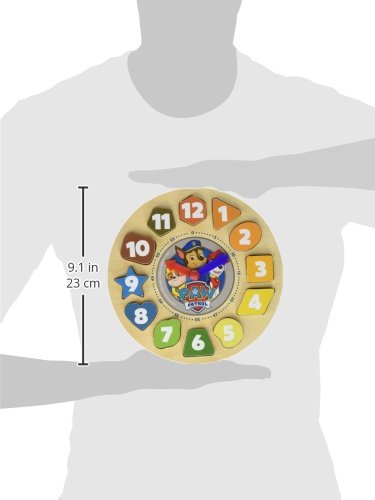 Paw Patrol Shape Sorter Clock (12 piece)