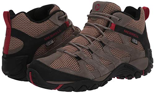 Merrell mens Alverstone Mid Waterproof Hiking Boot, Boulder, 8.5 US