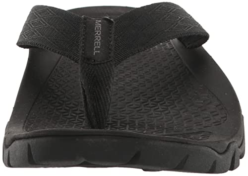 Merrell mens Breakwater Flip Sandal, Black, 10 US