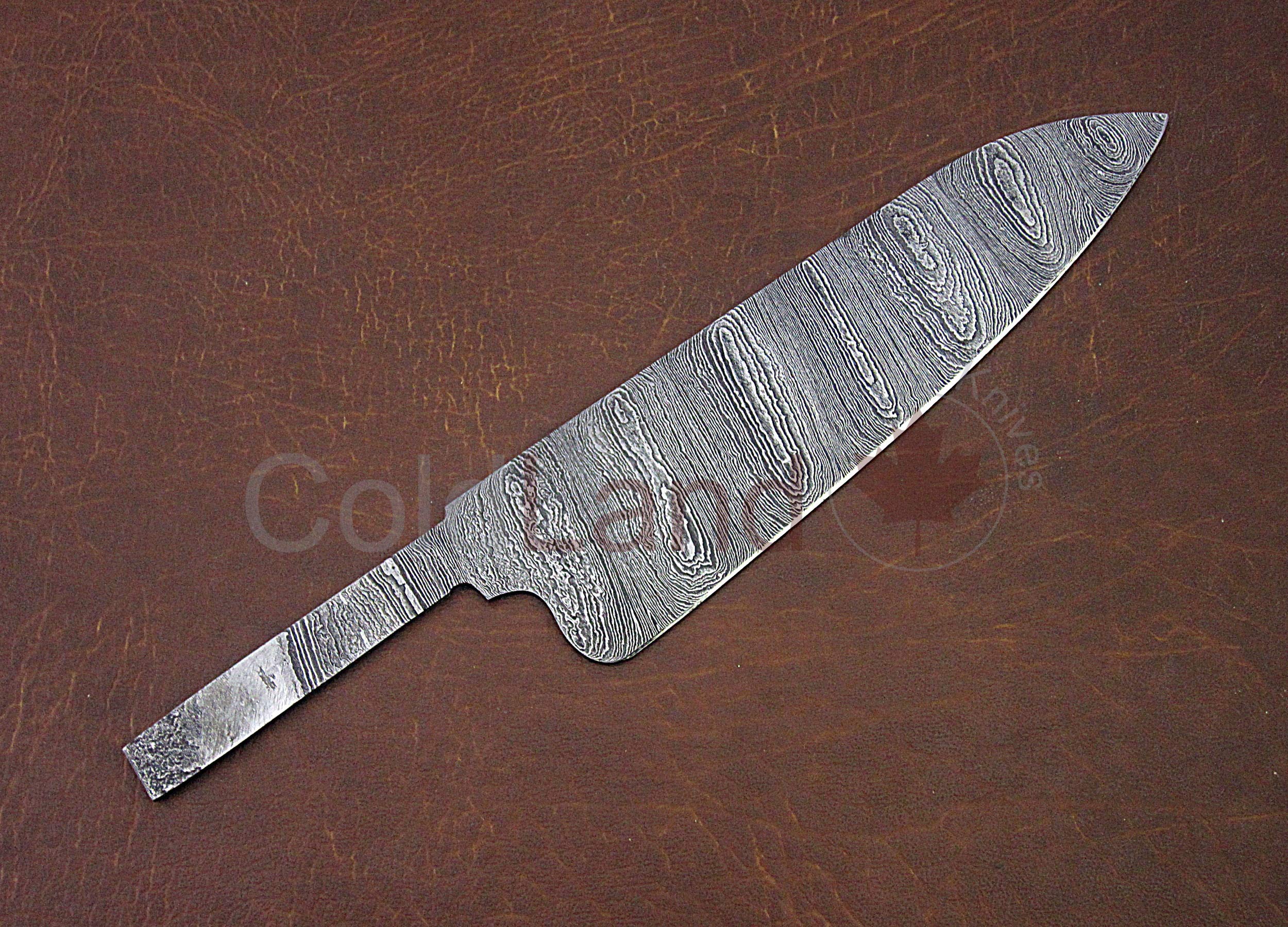 ColdLand knife blanks, Damascus Knife Blank for Kitchen, Professional Kitchen Hand Forged Knife Blanks for Knife Making, Knife Blanks Blade for Chef Knife