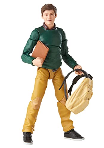 Spider-Man Marvel Legends Series 60th Anniversary Peter Parker and Ned Leeds MCU 6-inch Action Figures, 7 Accessories (pack of 2)