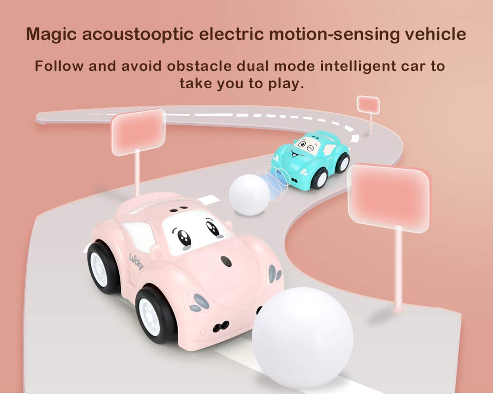 XINGXING Children Magic Hands Control Intelligent Induction Music Follow The Car, Intelligence Development Emotional Hands-On Brain Car Toys, Kids Toys Age 3+