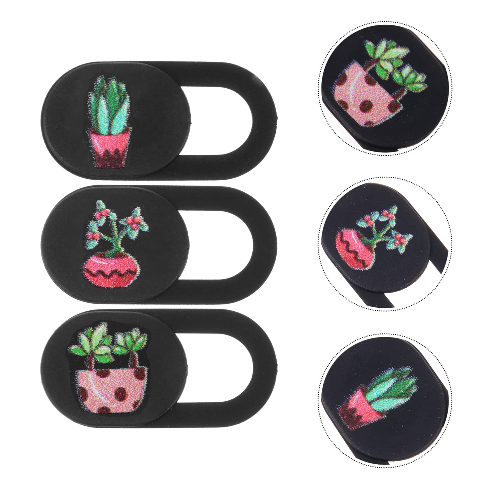 Hemobllo 3Pcs Camera Cover Phone Camera phablet Smartphone Anti Covers Smartphone Privacy Covers Webcam Cover Anti- Peeping Covers Tablet Webcam Lids abs Plastic Protective Cover Laptop