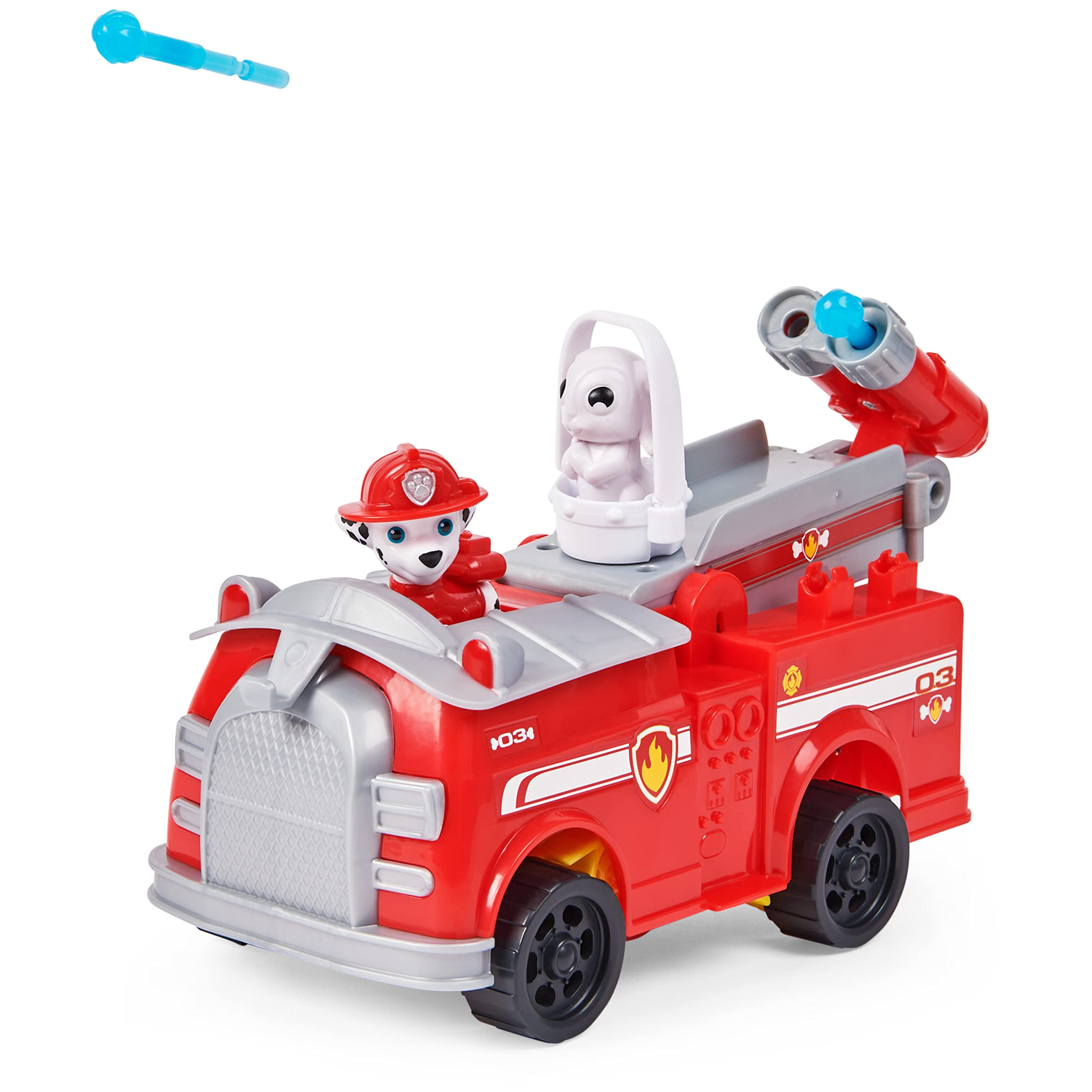 Spin Master 6063638 PAW Patrol Marshall Rise and Rescue Transforming Toy Car with Action Figures and Accessories
