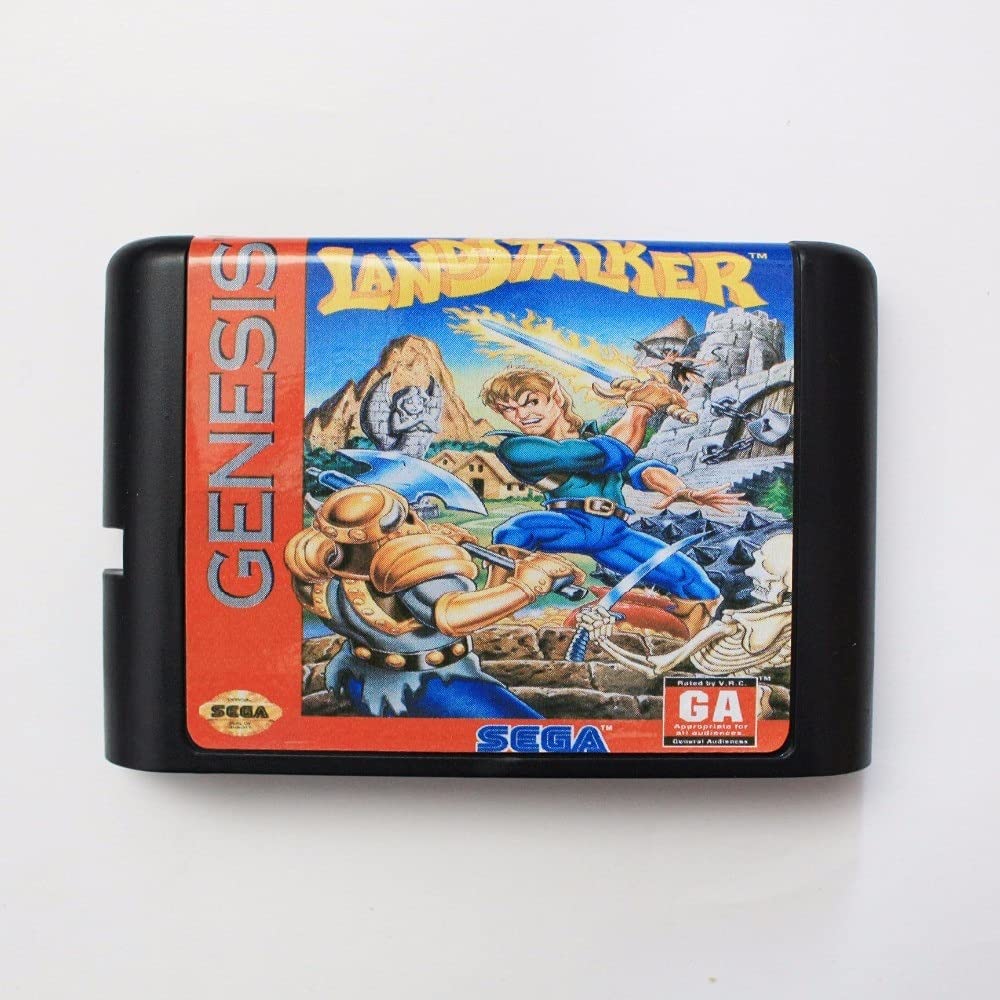 Spire Landstalker 16 bit MD Game Card For Sega Mega Drive For Genesis