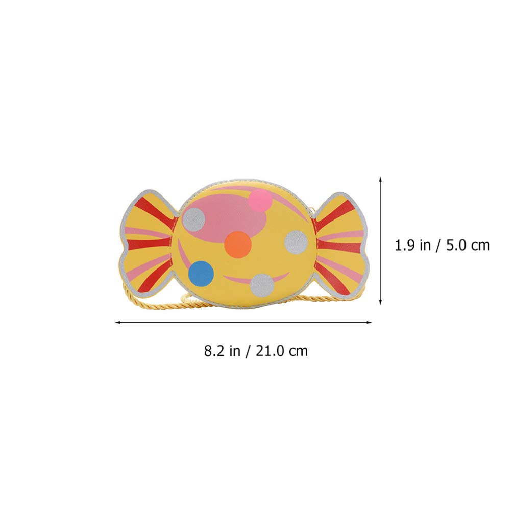 VALICLUD Storage Bag Lovely Candy Shaped Bag Cross Body Pouch Mini Change Purse