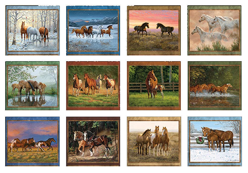 LANG HORSES IN THE MIST 2023 WALL CALENDAR