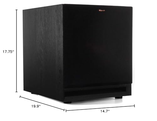 Klipsch SPL-120 12" Subwoofer (Ebony) with WA-2 Wireless Subwoofer Kit