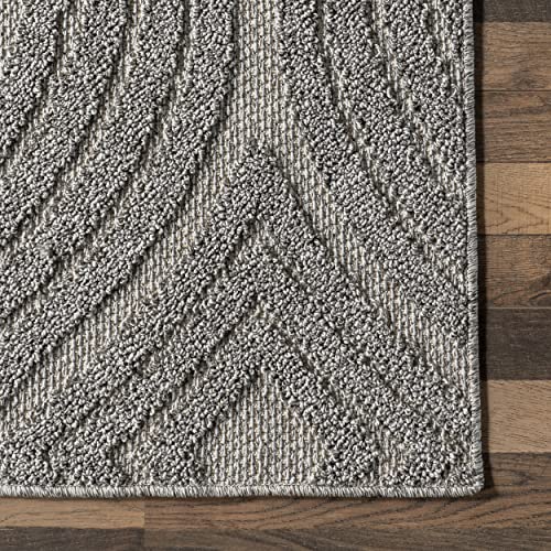 nuLOOM Taryn Moroccan Diamond Indoor/Outdoor Area Rug, 8' x 10', Gray