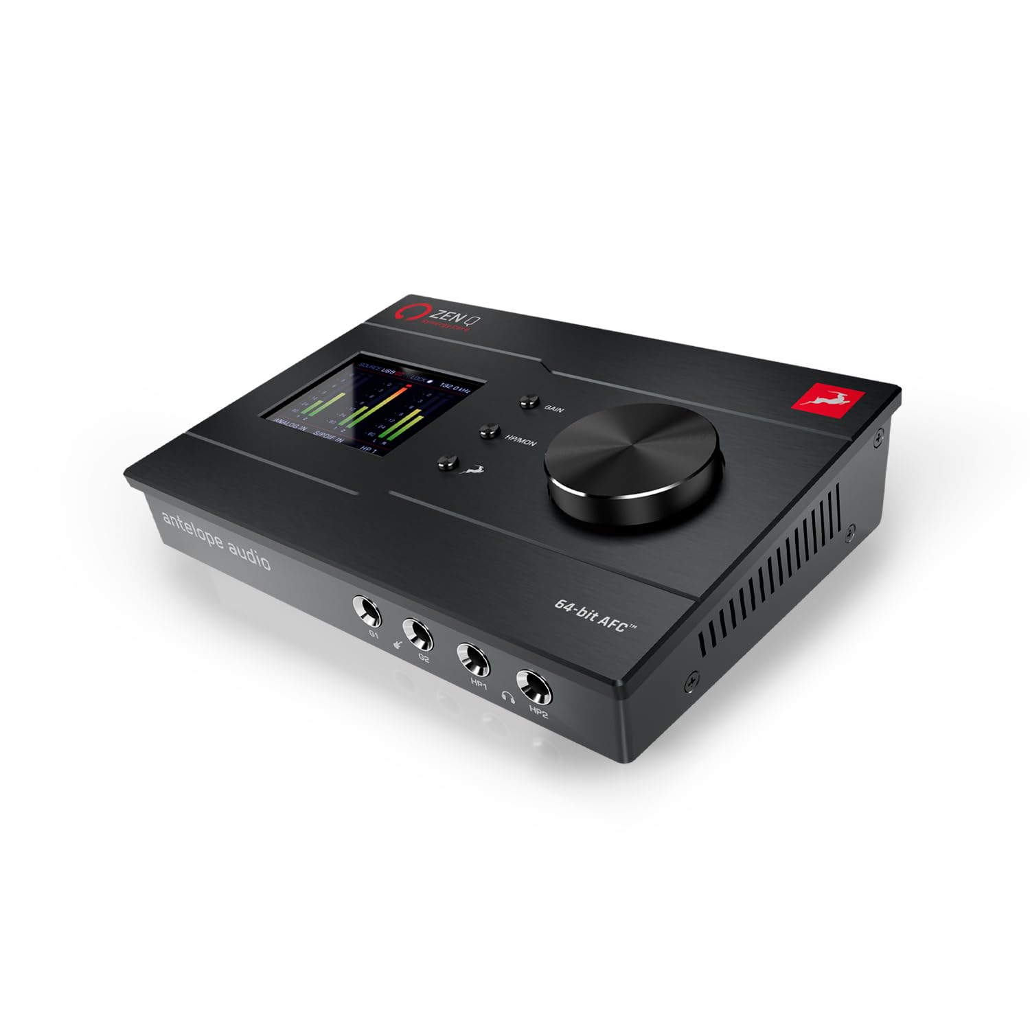 Zen Q Synergy Core Audio Interface, 14x10 Bus-Powered Thunderbolt 3 Interface for Recording Music, with Onboard Real-Time Audio Recording Effects, XLR Interface Connection - Antelope Audio