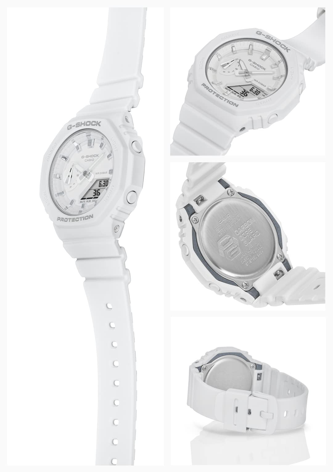 Casio G-SHOCK GMA-S2100-7AJF [G-SHOCK Men's Rubber Band GA-2100 MID White]
