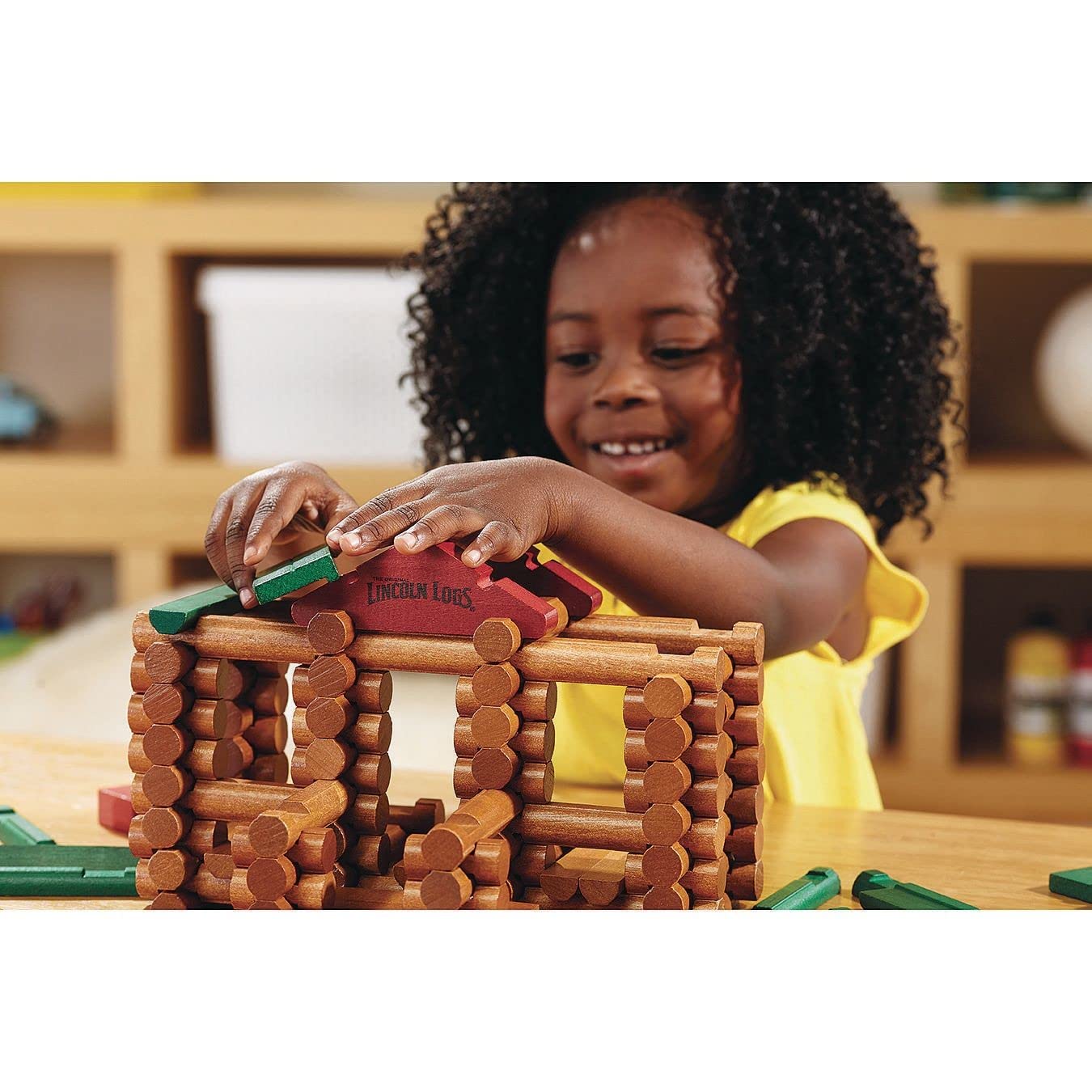 Knex 00842 Lincoln Logs Classic Meetinghouse Building Set