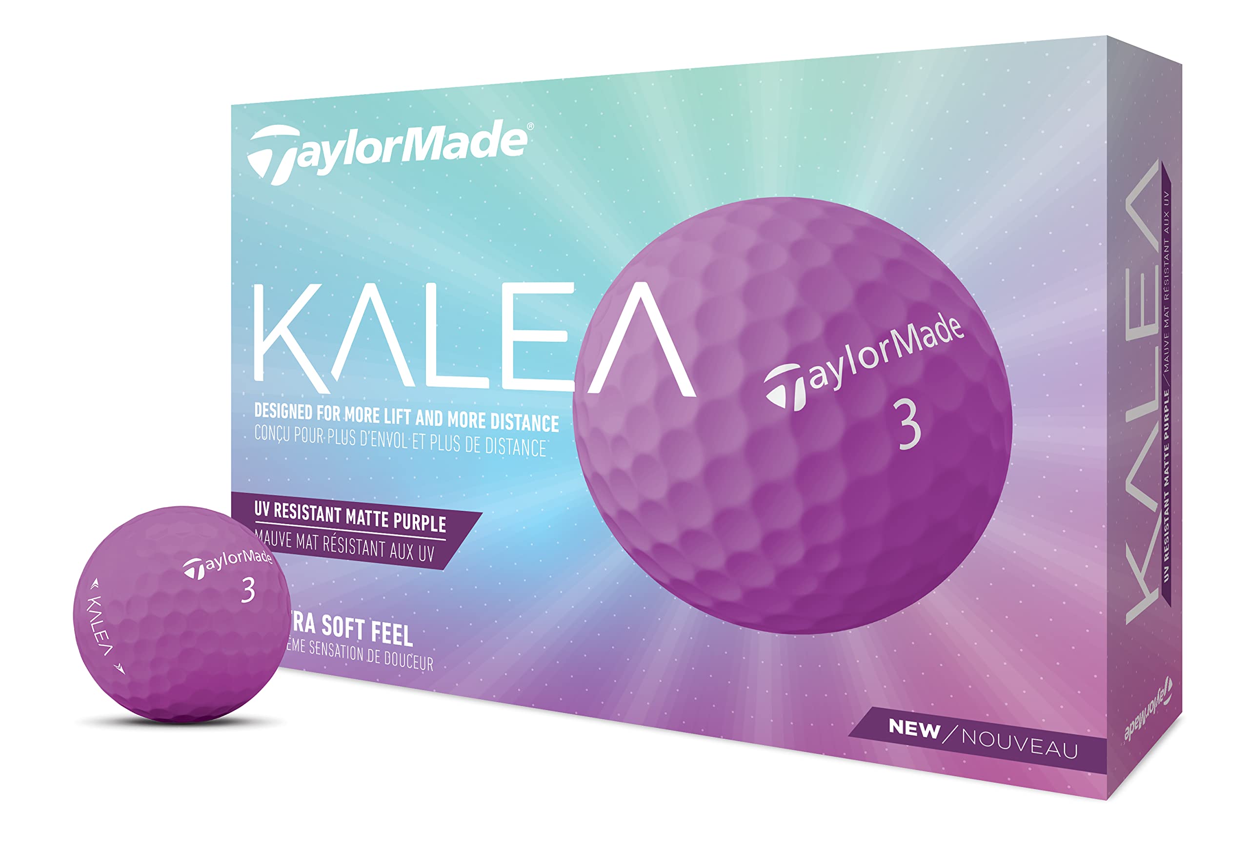 TaylorMade Women's Kalea Golf Ball, Purple, One Size