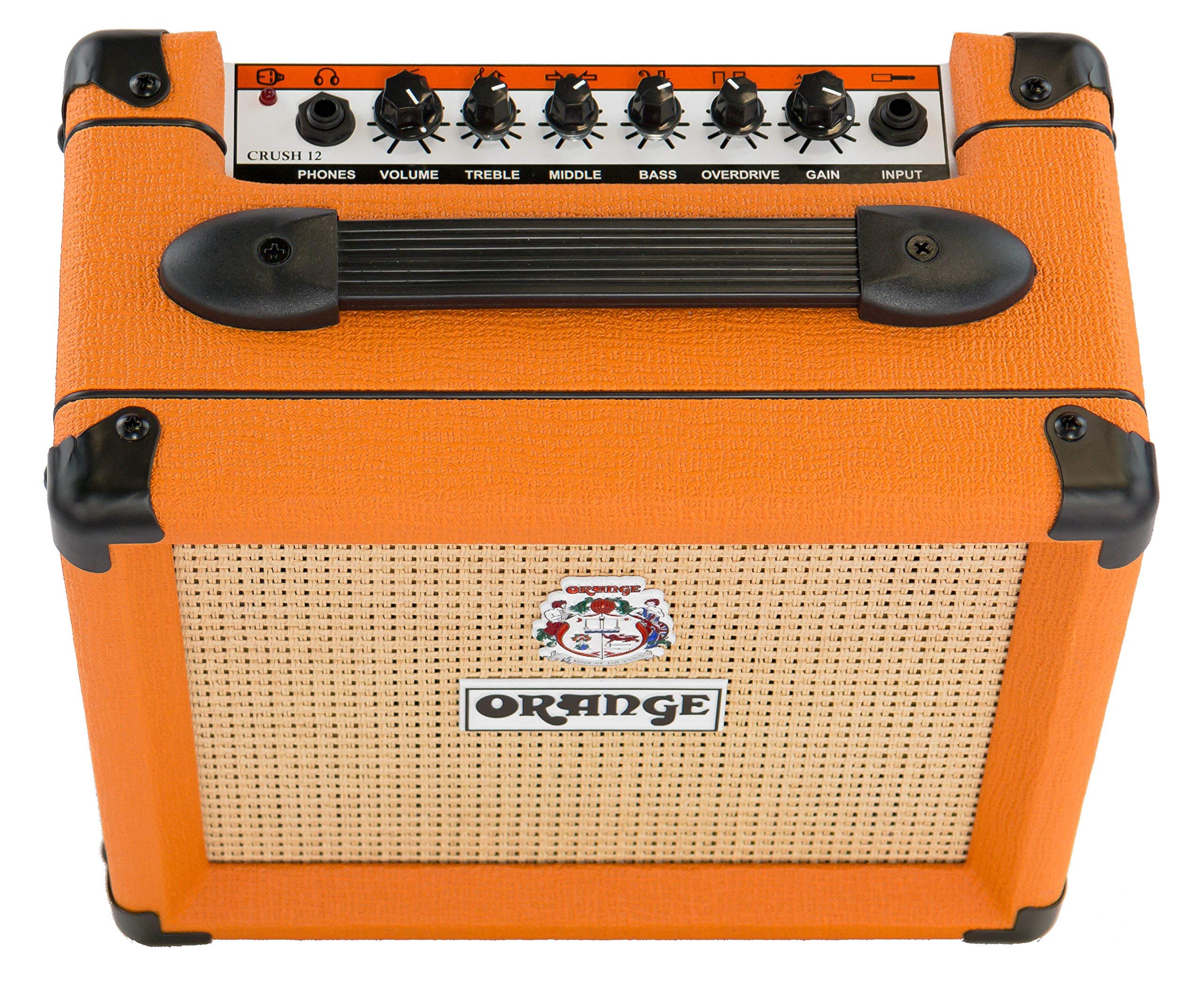 Orange Amps Crush 12 12 Watts Power Amplifier for Electric Guitars - Orange (Renewed)