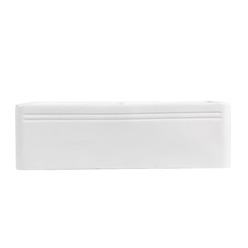 Cremona White Ceramic 33 in. Double Bowl Farmhouse Apron Kitchen Sink