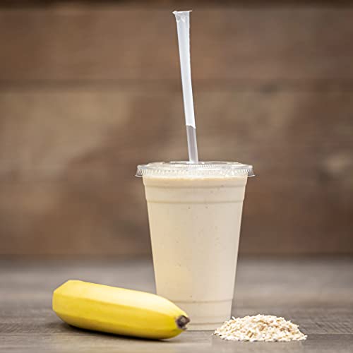 Concession Essentials Paper Wrapped Clear Giant Plastic Drinking Straws. Thickness is .3mm and Length is 10.25 Inches.7.5mm Thick and Paper Wrapped (CEClearGiant10wrapped-300Count)