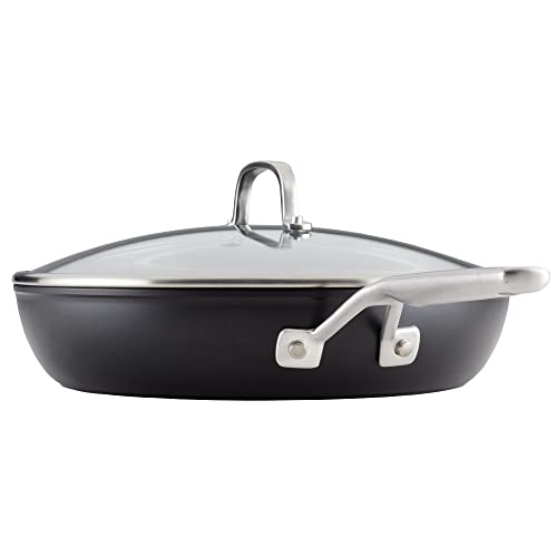 KitchenAid Hard Anodized Induction Nonstick Frying Pans/Skillet Set, 3 Piece - Matte Black
