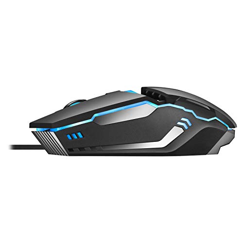 USB Wired Gaming Mouse - 7 Color Lighting,6 buttons,1600DPI - Adjustable Gaming Mouse Mice For Computer