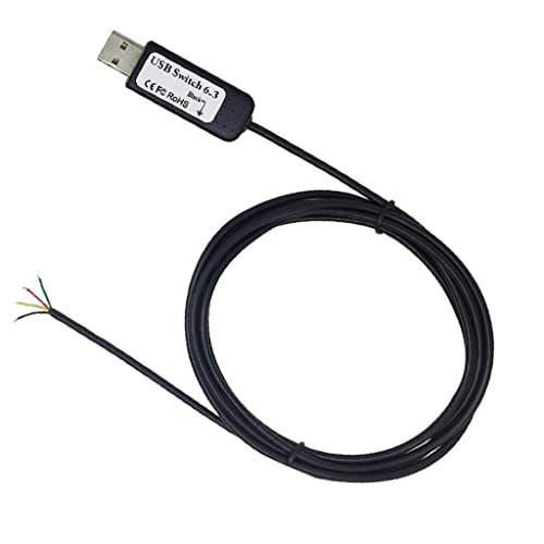 USB Switch Cable 7 to 6PCS Different Pedals DIY USBSWITCH6-6