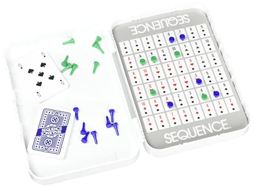 Travel Classics: Sequence - The Exciting Game of Strategy in A Compact Travel Version by Goliath, White