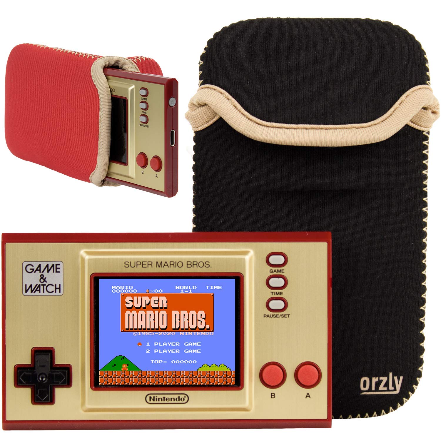 Orzly Protective case Designed for Nintendo Game and Watch (2021 Special Edition Model) - Colour Matching for Legend of Zelda Reversible Sleeve Case