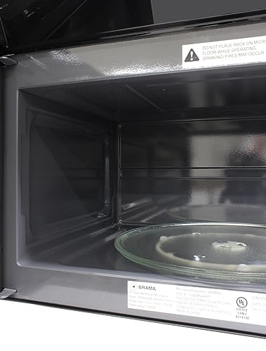 DUURA Elite DE161OTRSSS Microwave Oven Built-in 1000-Watts with 10 Power Levels Pre Settings and Express, Sensor and Speed Cooking and Silent Mode with Glass Turntable, 1.6-Cu.Ft, Metallic