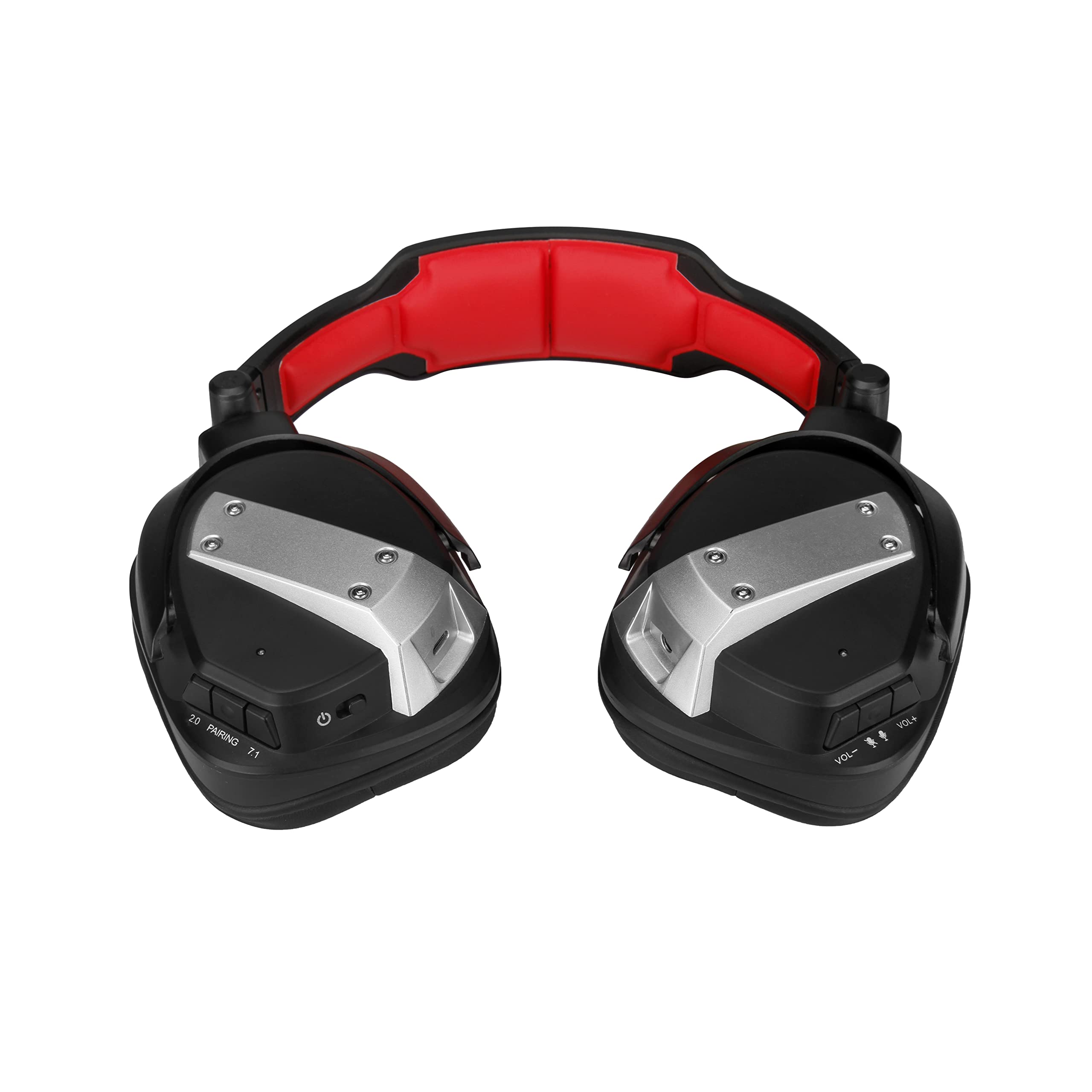 C Cabeisdio Wireless Gaming Headphones for Switch PS5 PS4 PC MAC, 2.4Ghz Gamer Headsets Low Latency,7.1 Virtual Surround Sound & Detachable Noise Cancelling Microphone
