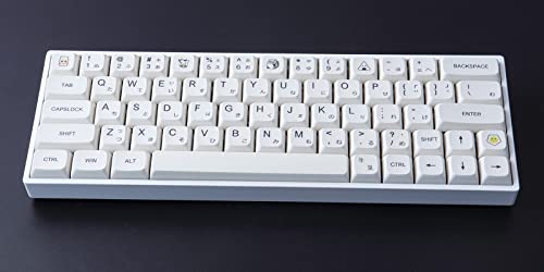 Hyekit Keycaps 137 Keys Dye-Sublimation Keycaps XDA Profile Japanese Keycaps Cute Keycaps for Cherry Gateron MX Switches Mechanical Keyboards