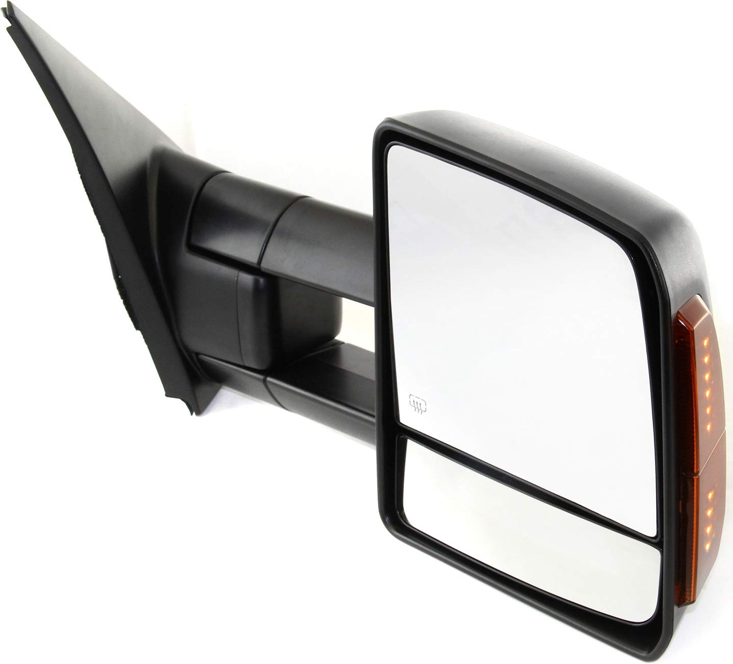 Kool Vue Driver & Passenger Side Power Heated Towing Mirrors for Toyota Tundra 2007-2021 With Signal Light Textured Standard Cab