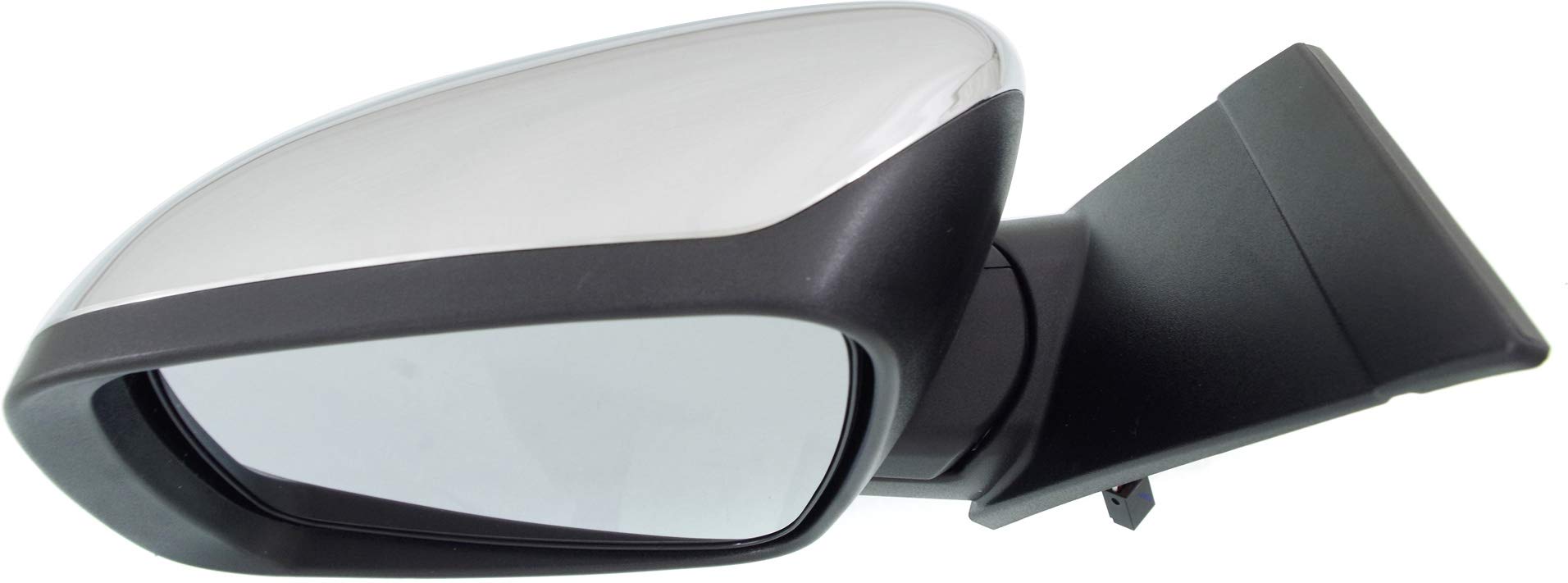 Kool Vue Driver Side Power Heated Mirror for Chrysler Town & Country Dodge Grand Caravan 2008-2010 With Signal Light; Without Memory Chrome