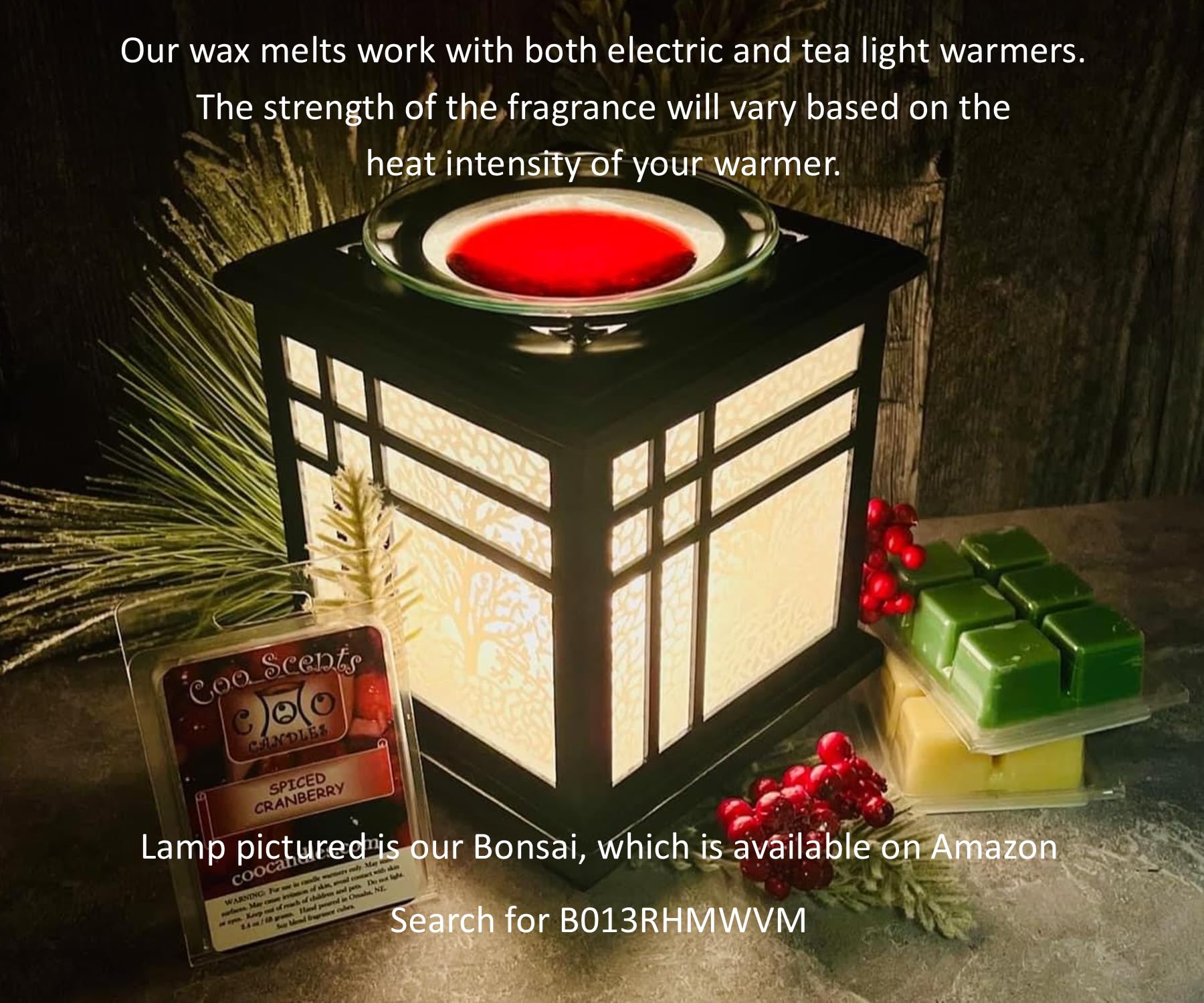 Fall or Winter Mix Wax Melts, 3 Pack – USA Made – Wax Cubes for Wax Melt Warmer, Masculine Autumn Spice Variety Pack - Harvest Time, Cranberry, and Pumpkin Spice