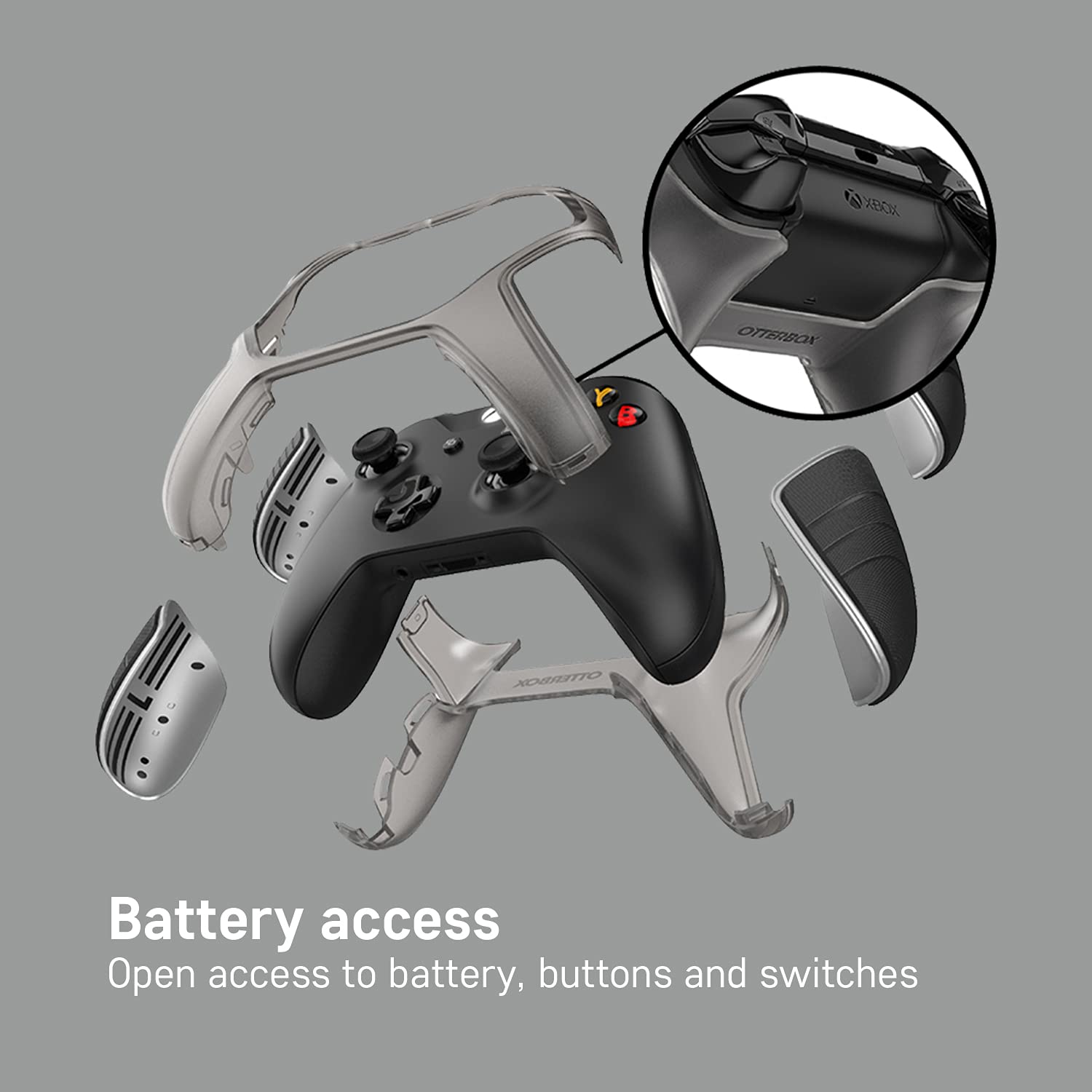 OtterBox Protective Controller Shell for Xbox Series X|S Wireless Controllers - Dreamscape (Translucent White)