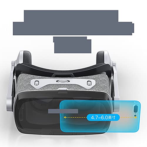 ZNBJJWCP 3D Vr Virtual Reality Vr Glasses Genuine Leather Eye Glasses Smart Helmet Stereo Game Cinema Boxs Suitable for Smart Phone