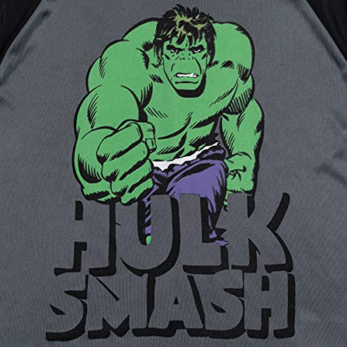 Marvel Avengers Spider-Man Hulk Captain America Iron Man Little Boys 4 Pack Athletic T-Shirts Multicolor 7-8