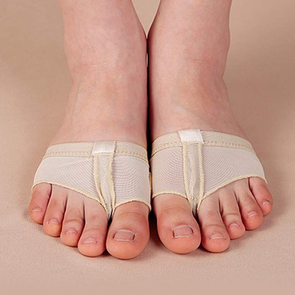 Daxin Half Sole Dance Shoes, Ballet Belly Dance Foot Thong Dance Paw Shoes Half Stole for Girls/Women