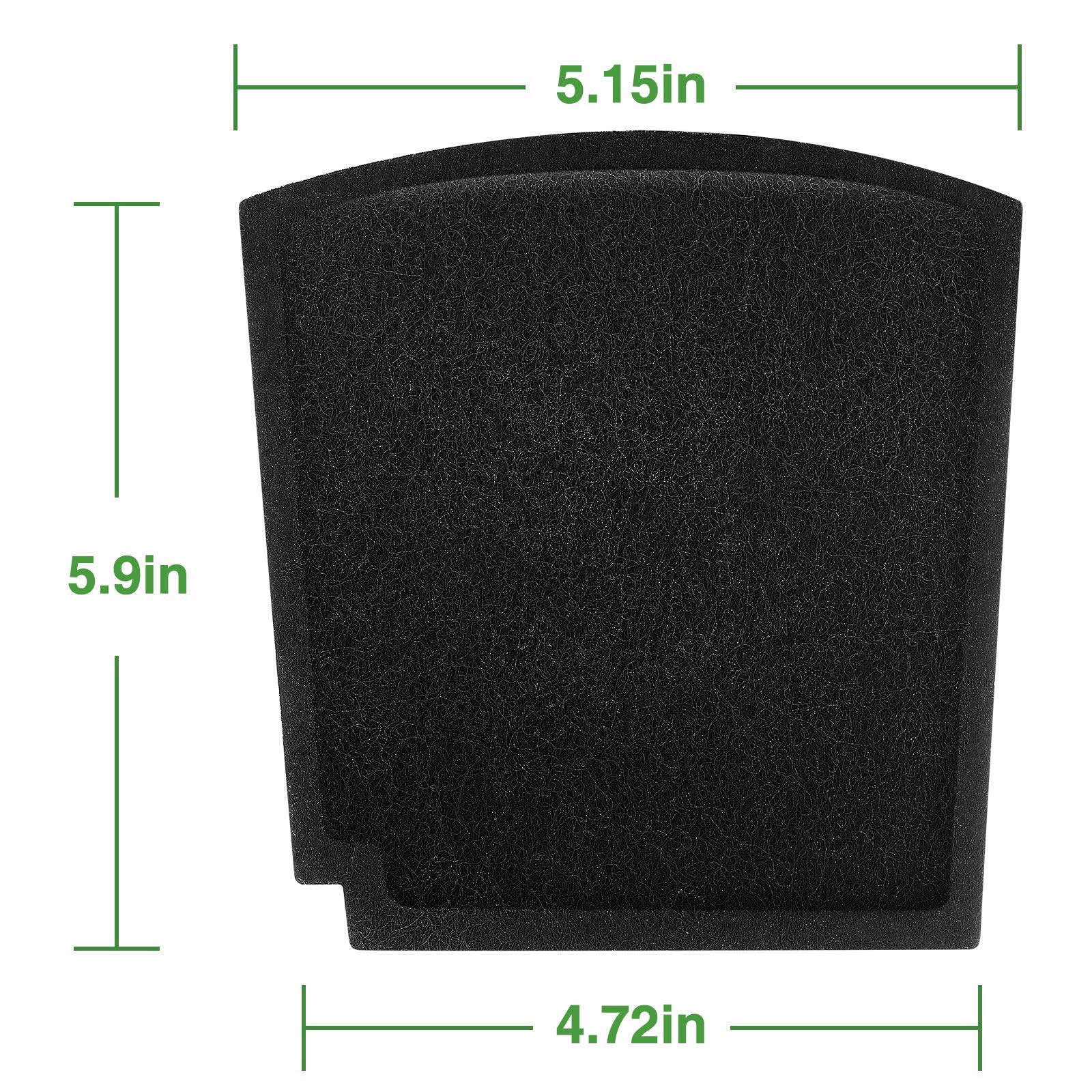 True Air Replacement Carbon Filters Compatible with Hamilton Beach Pet TrueAir Purifier Odor Eliminators Model 04384, 04386, 04532GM, 04530G, 04530GM & 04531GM,Compared to part #04234G (10-Pack)
