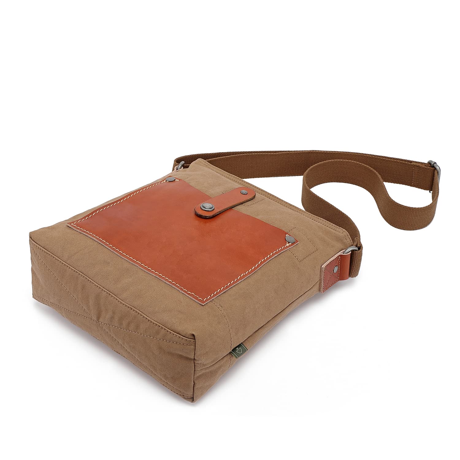 TSD Brand Super Horse Canvas Crossbody Bag