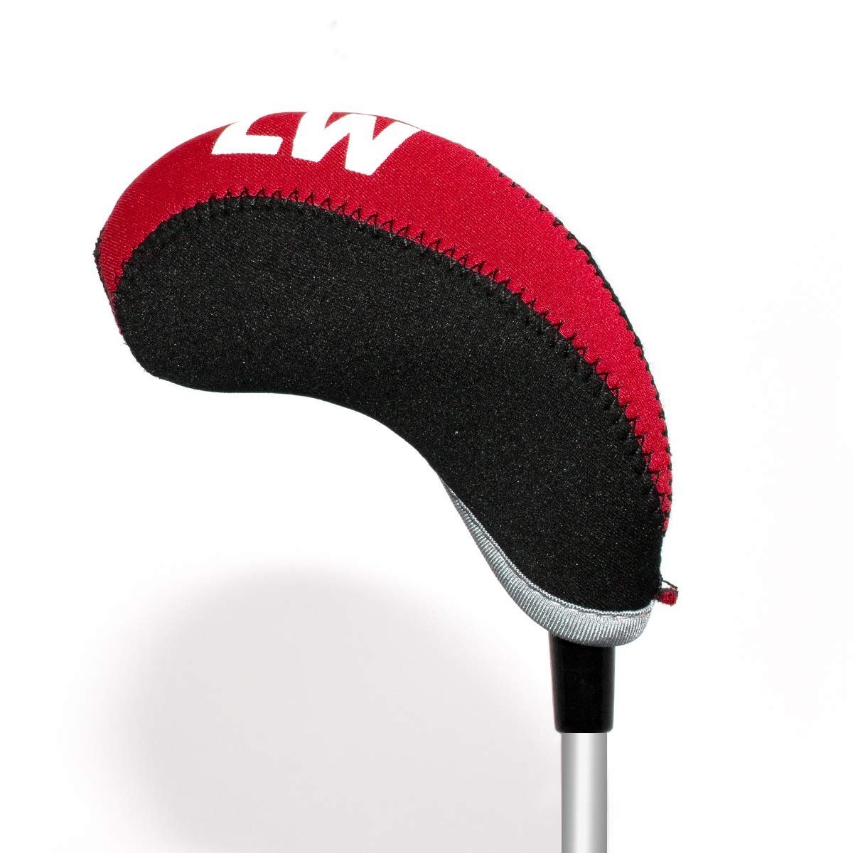 Big Number Neoprene Golf Iron Covers Set - Club Head Covers - Wedge Iron Protective Headcover for Callaway, Ping, Taylormade, Cobra, Mizuno (red/Black 11pcs)
