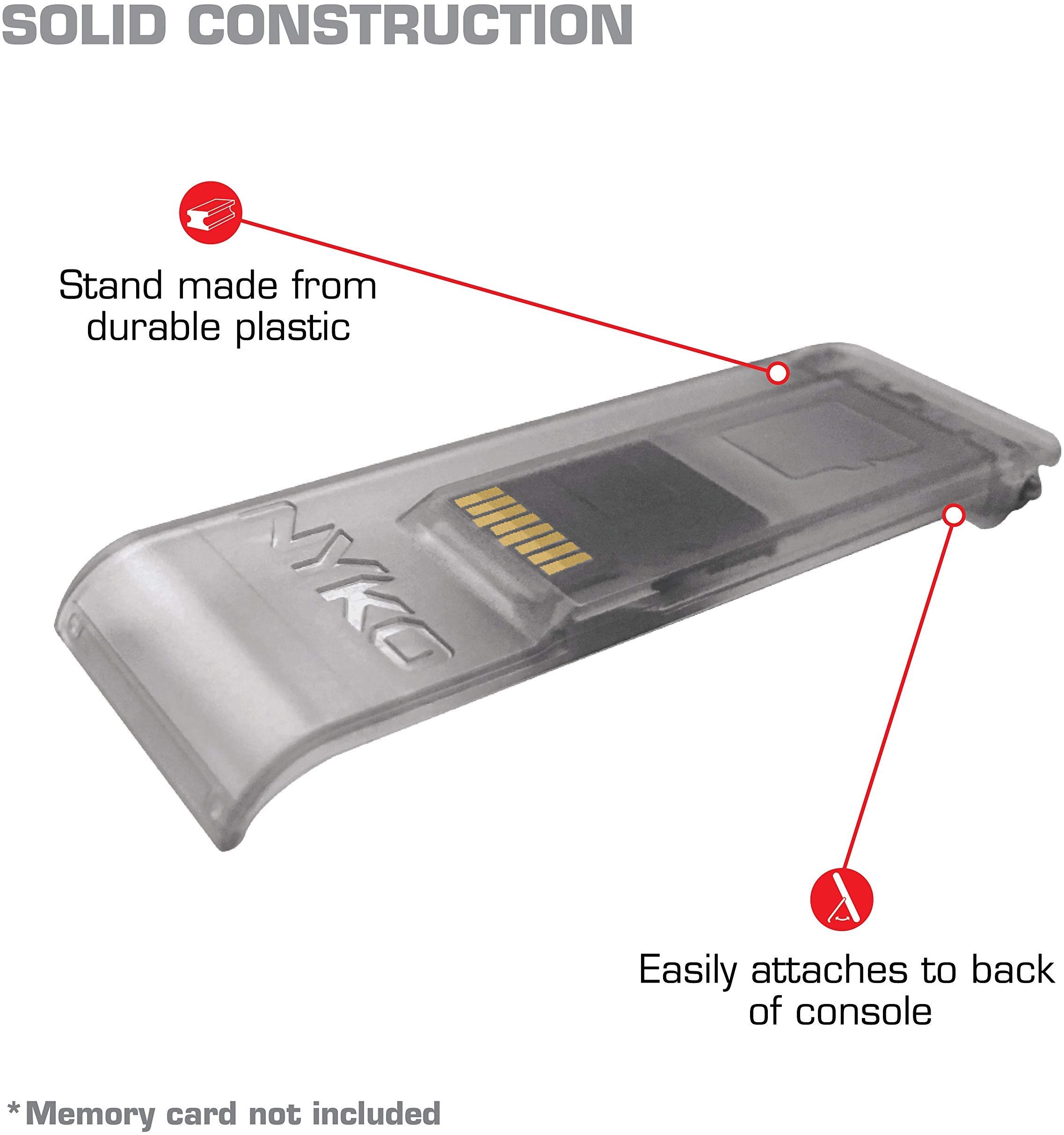 Nyko Kick Stand Multi-Pak - 3 Various Color Replacement Kickstands with Built-In SD Card Storage for Nintendo Switch