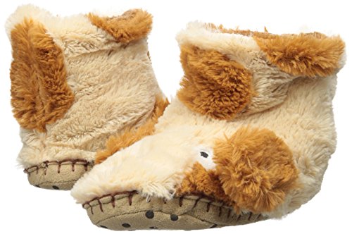 Little Blue House by Hatley unisex child Hi-top Slouch Animal Slipper Sock, Puppy, Small 5 - 7 US