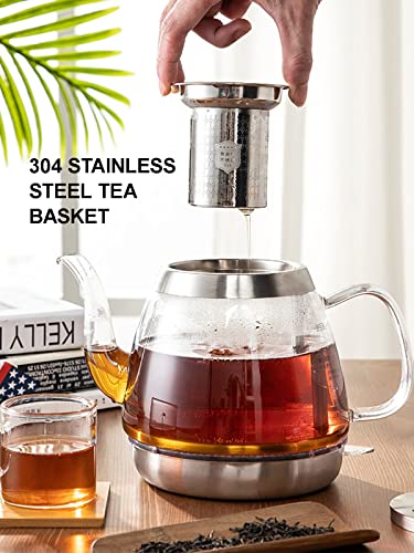 Hokcus Classic Kettle with 3Mins Quick Quiet Boil, Automatic Shutoff, Tea Heater Hot Water Boiler,Dry Burn Prevention 1L Base/1Kettle/1Kettle