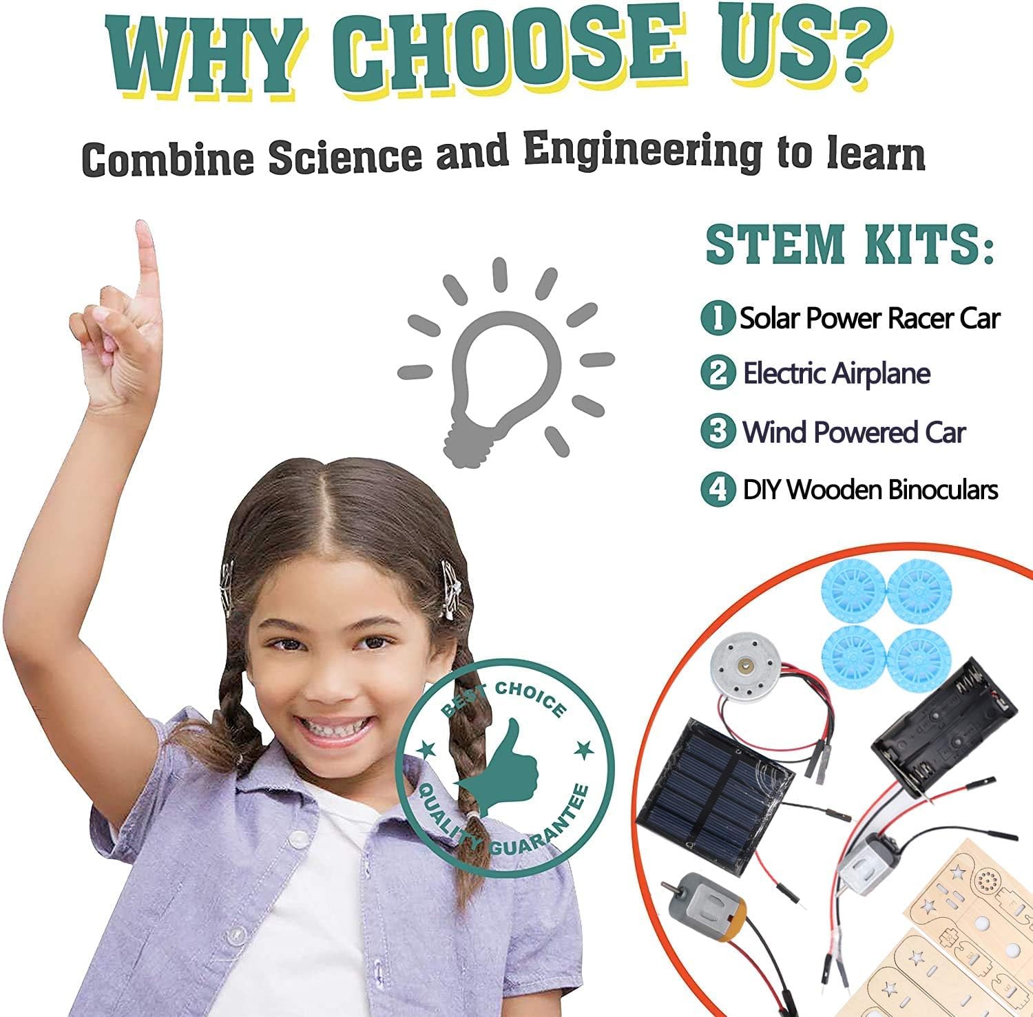 STEM Kits for Kids Age 8-10-12-14, Science Projects for Kids Ages 8-12, Stem Building Toys for Boys Age 8 9 10 12 13 14, Solar Car & STEM Activities Engineering Kits, Diy Kits for Kids, Gifts for Boys