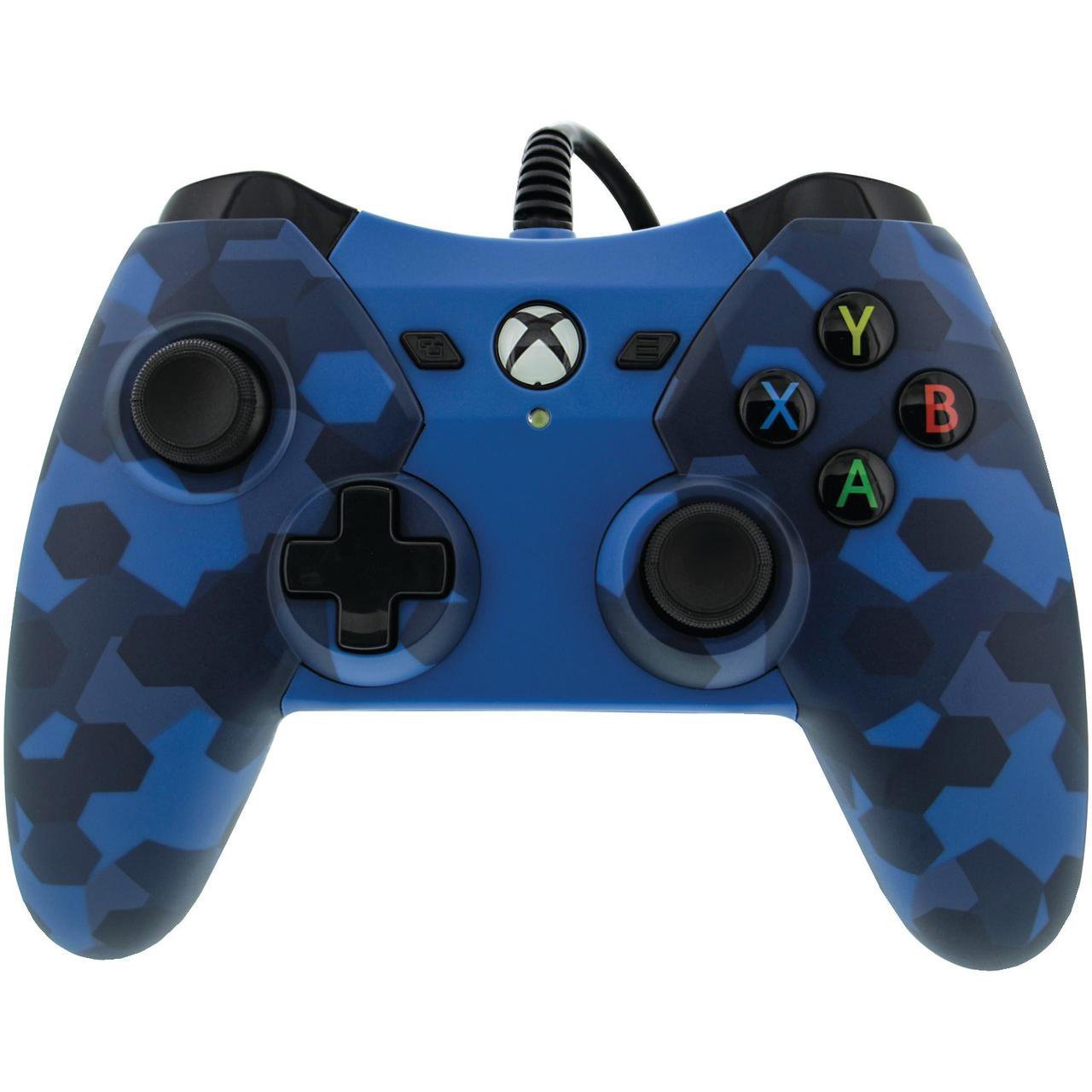 PowerA 1503455-01 Wired Controller for Xbox One - Midnight Blue Camo