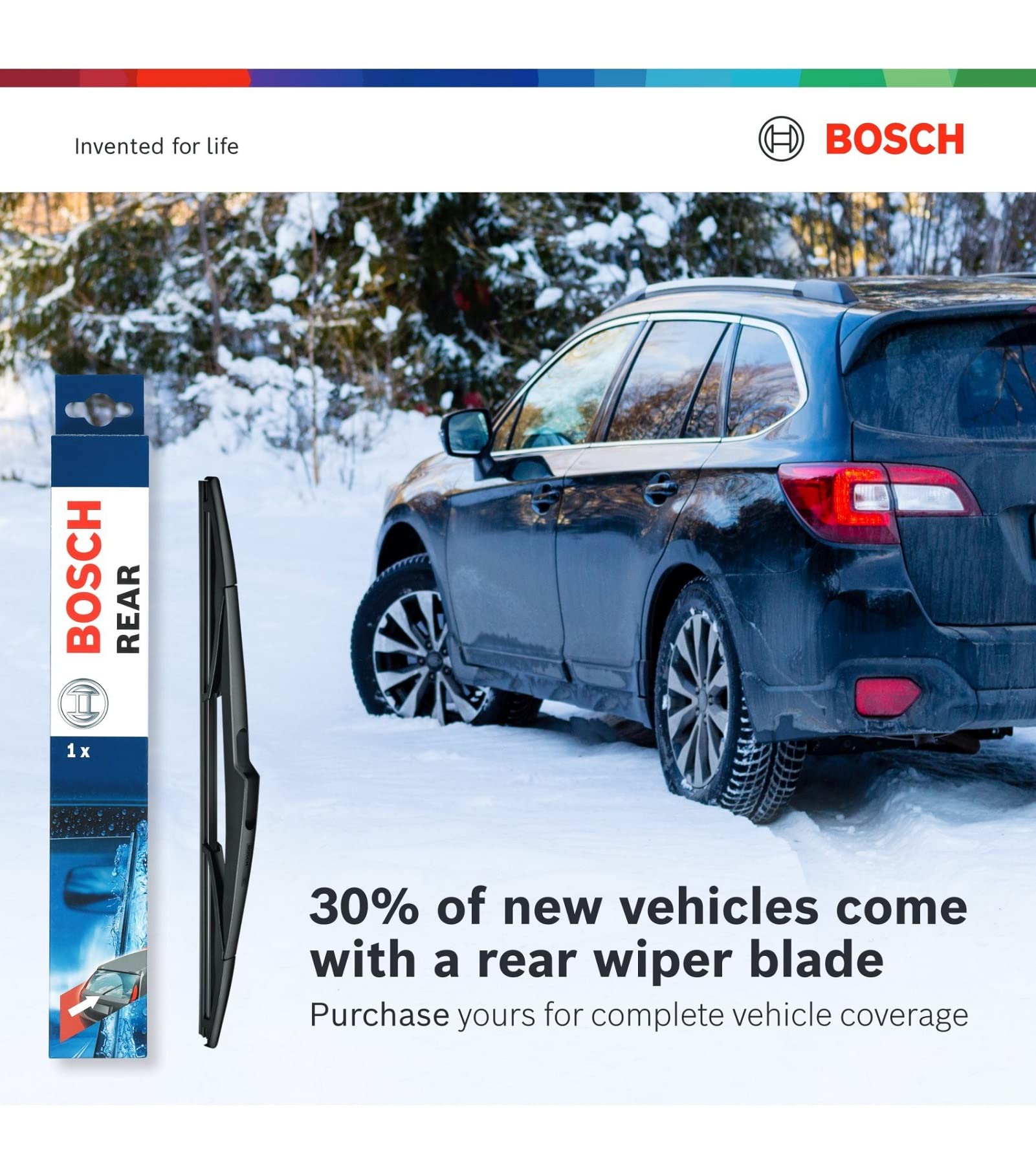 BOSCH 26OE22OE ICON Beam Wiper Blades - Driver and Passenger Side - Set of 2 Blades (26OE & 22OE)