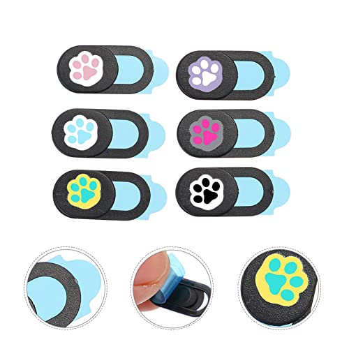 DIKACA Linux Laptop 18 pcs Privacy Peeping Anti Paw Webcam Tablet Slide Desktop Protector Blocker Thin Complete Anti-Hacking Compatible Voyeur Ultra for Cartoon Laptop Laptop Accessories