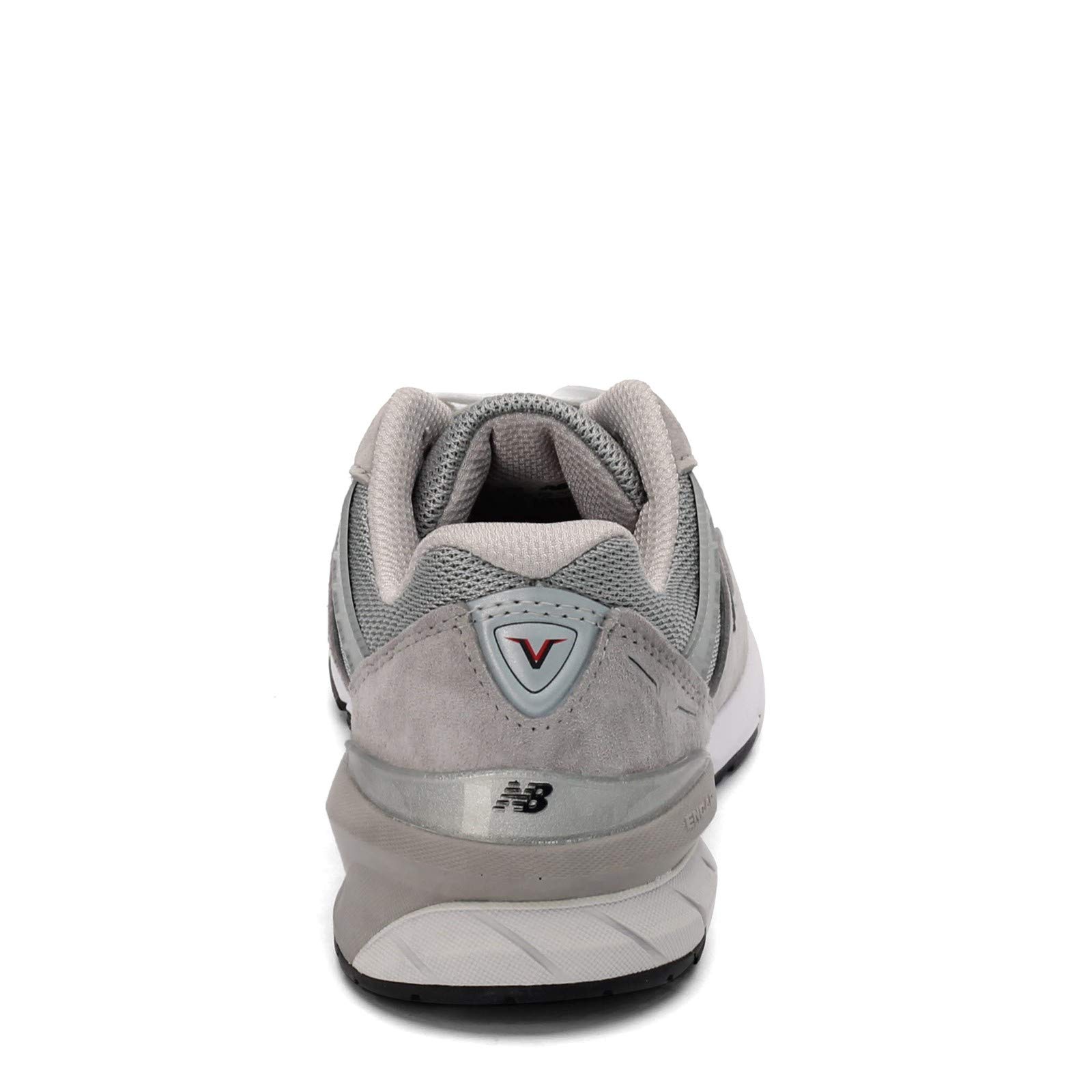 New Balance womens Made in Us 990 V5 Sneaker, Grey/Castlerock, 8.5 US