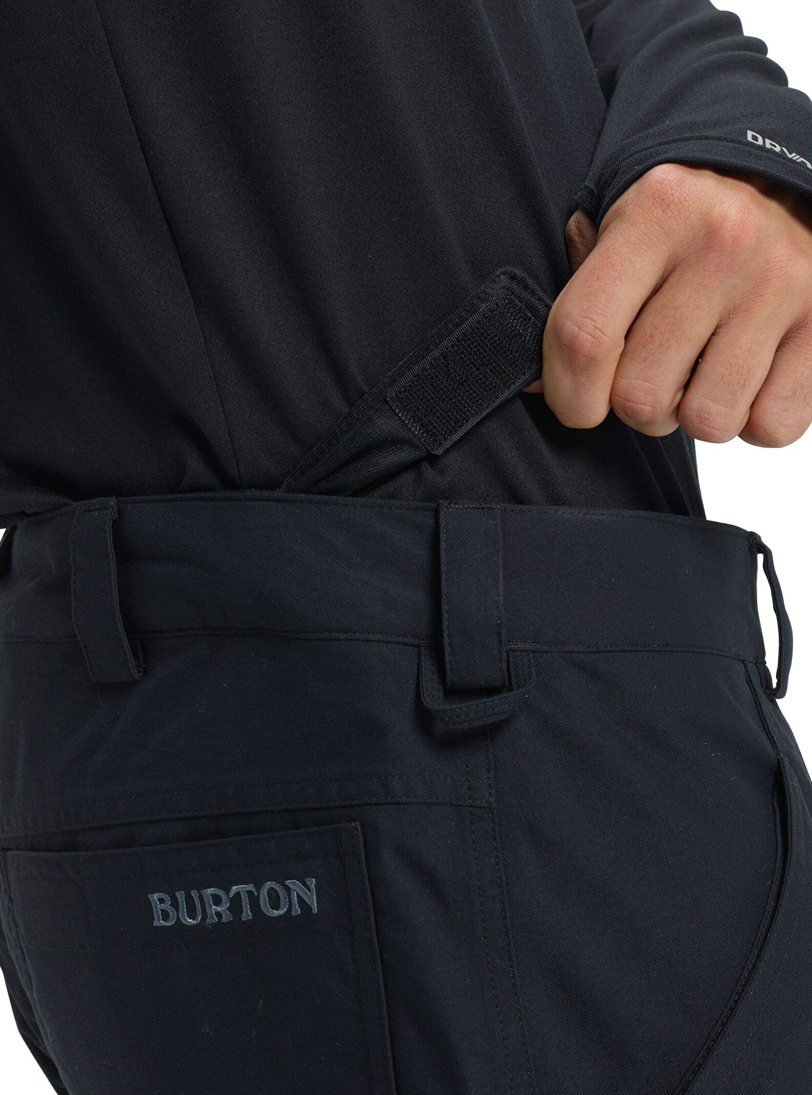 Burton Mens Southside Pant Slim, True Black New, Small