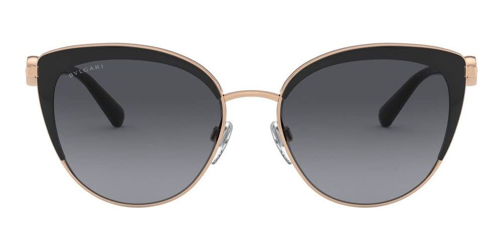 Bvlgari BV6133 2014T3 Pink Gold/Black BV6133 Cats Eyes Sunglasses Polarised L