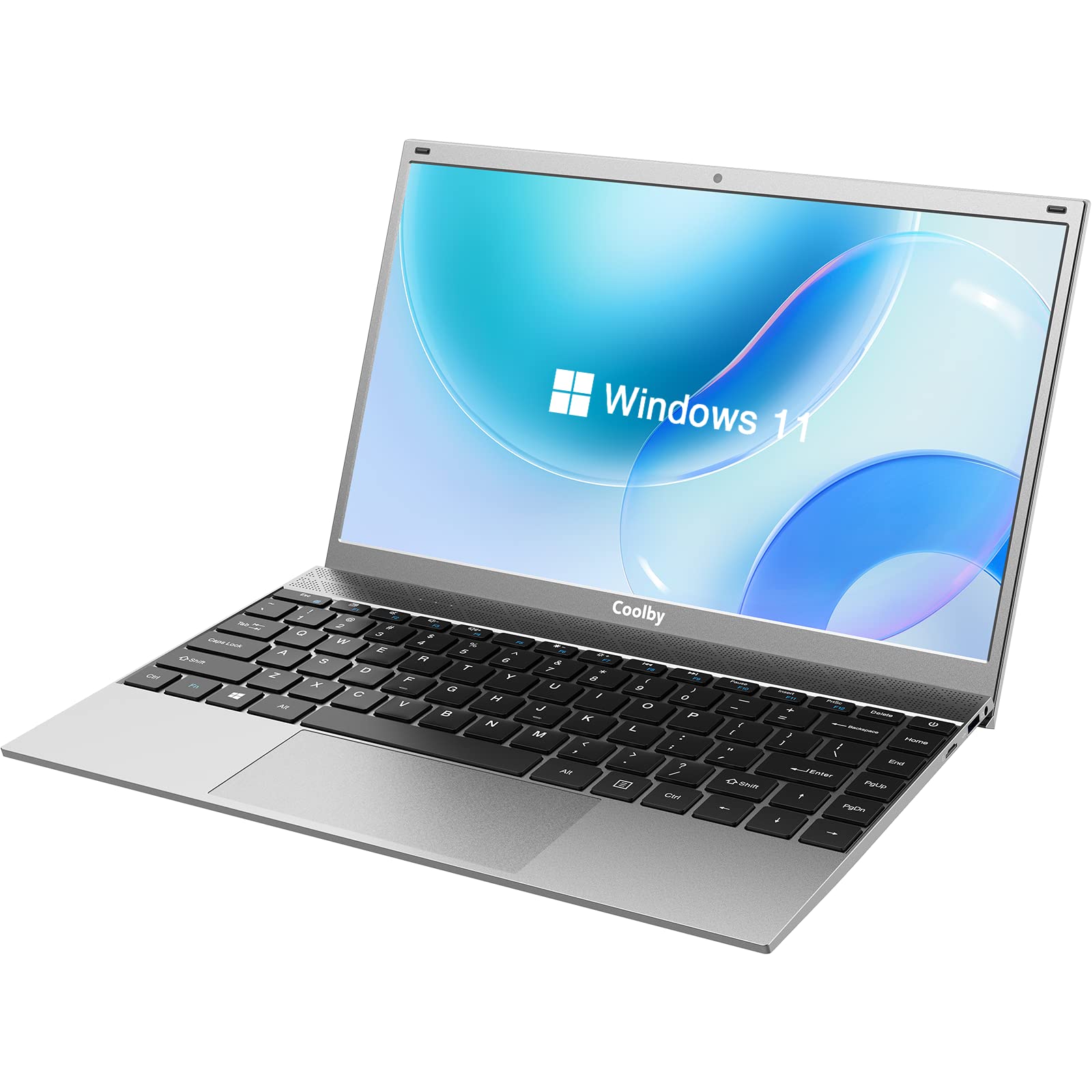 Coolby Windows 11 Laptop, 8GB DDR4 RAM / 128GB SSD Laptop Computer with Intel Celeron J4005, 14.1" FHD 1920X1080 IPS Display, Support 2.4G/5G Hz WiFi, BT, Long-Lasting Battery